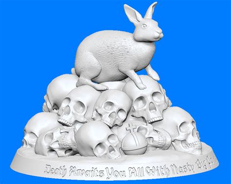 🐇 Monty Python Killer Rabbit Of Caerbannog・ Stl File For ・cults