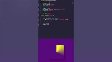 Awesome Border Animation Css Html Youtube