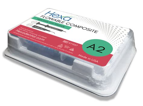 Hexa Flowable Composite Light Cure Low Viscosity Hexa Dental