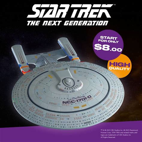 Star Trek Tng Enterprise D Model Relaunched By Fanhome