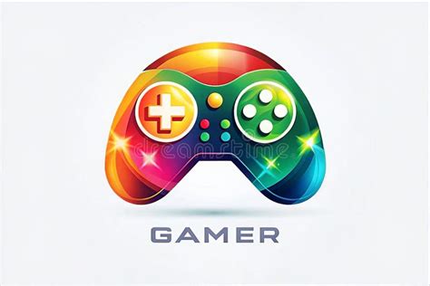 Colorful D Gaming Controller Logo Design Stock Illustration Illustration Of Virtual