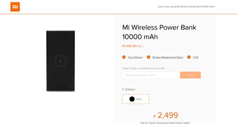 Xiaomi Announces The Mah Mi Wireless Powerbank In India With W Fast Wireless Charging