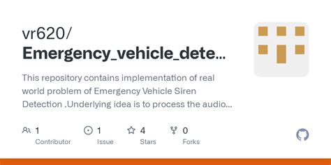 Github Vr620 Emergency Vehicle Detection System This Repository