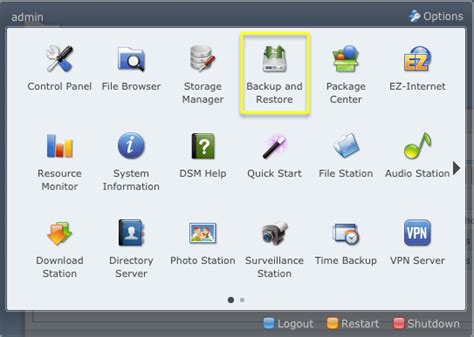 Restore A Backup Synology Backup Service