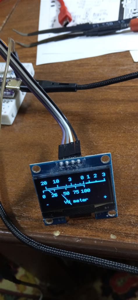 Vu Meter Sh1106 Oled 13″ Lgt8f328 Arduino — Rcl