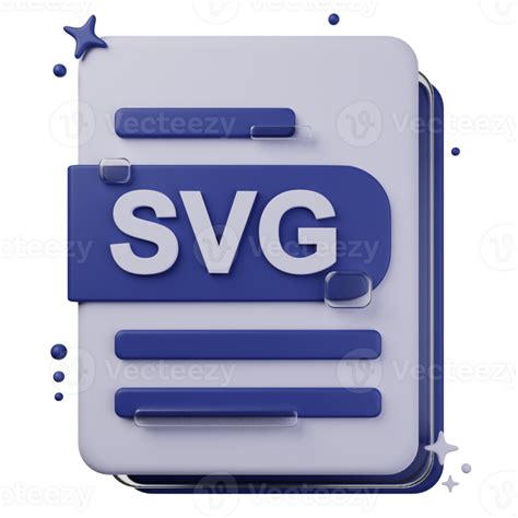 Svg File Format Of 3d Illustration File Format 3d Concept 3d