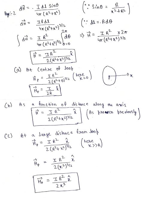 [solved] example 2 21 1 magnetic field of loop find the magnetic