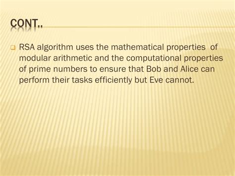 Ppt Rsa Algorithm Powerpoint Presentation Free Download Id1522700