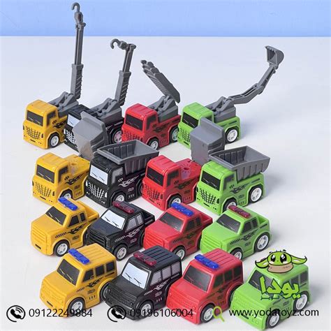 پک 16 عددی ماشین کوچولو