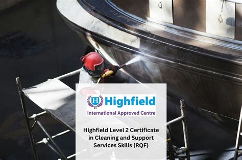 Highfield Level 2 Certificate In Cleaning And Support Services Skills Rqf Inspire Management