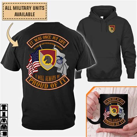 957th Qm Co 957th Quartermaster Companycotton Printed Shirts Proudly
