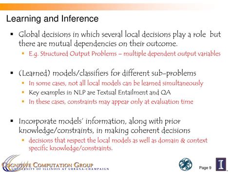 Ppt Constrained Conditional Models For Natural Language Processing