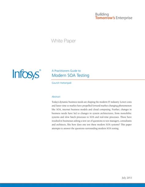 Soa Test Methodology Pdf