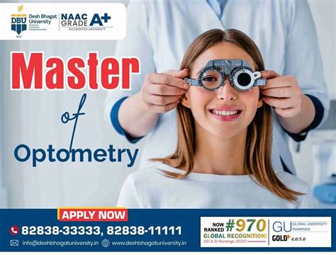 Master Of Optometry Moptom At Desh Bhagat University