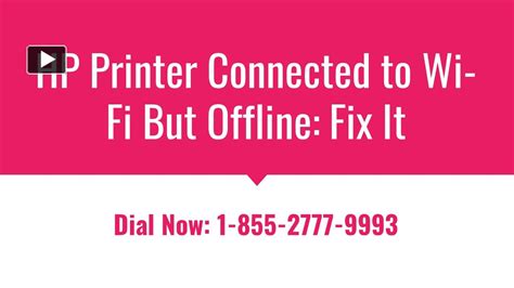 HP Printer Connected To Wi Fi But Offline Fix It Presentation Free To Download