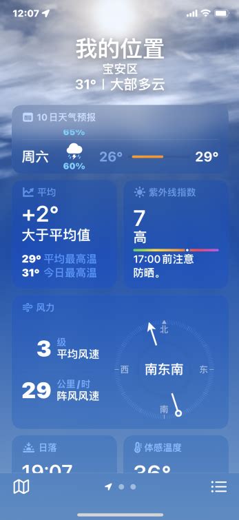 Ios 17更新内容：改进天气应用app，支持回顾昨日天气