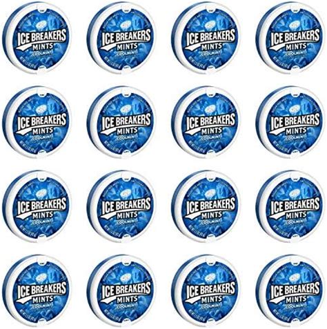 Ice Breakers Coolmint Sugar Free Breath Mints Tins 15 Oz