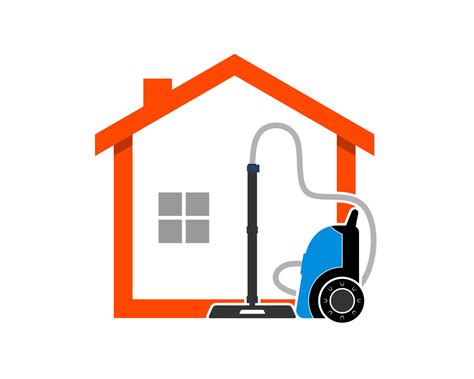 Home Shape With Vacuum Cleaner 10988540 Vector Art At Vecteezy