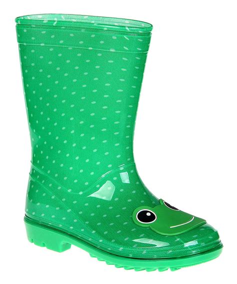 Jelly Beans Green Froggy Rain Boot Girls Boots Girls Boots Rain Boots
