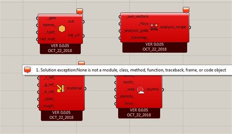 Honeybee Stopped Working After Updating Componenets Honeybee Ladybug Tools Forum