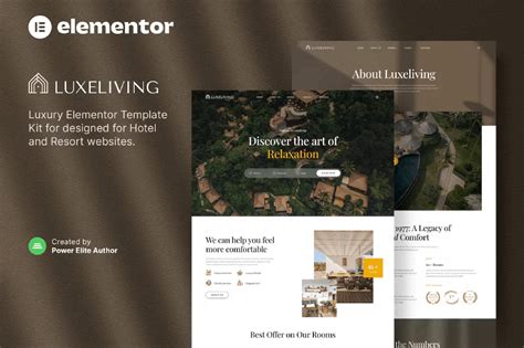 Luxeliving Luxury Resort And Hotel Elementor Template Kit