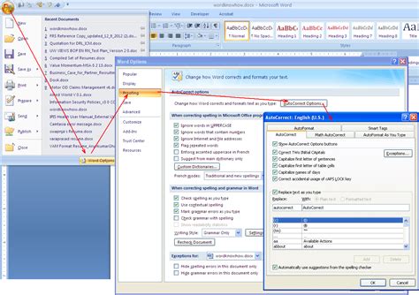 How To Find Autocorrect In Word 2013 Moxami