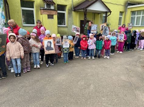 2 мая в дошкольном отделении МОУ Лицей г Дедовск прошла акция «Бессмертный полк