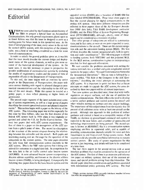 Editorial Ieee Journals And Magazine Ieee Xplore