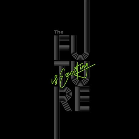 Premium Vector Future Typography Graphic Design For Tshirt Prints