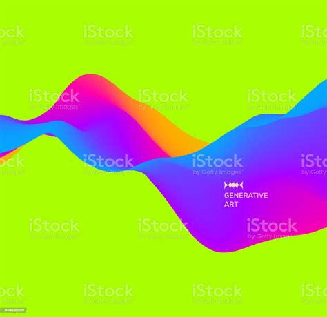 포스터 책 표지 전단지 배너에 대 한 추상 물결 모양 배경 동적 효과입니다 벡터 일러스트입니다 디자인 서식 파일입니다 0명에 대한 스톡 벡터 아트 및 기타 이미지 Istock