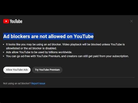 How To Bypass Ad Blockers Are Not Allowed On YouTube YouTube