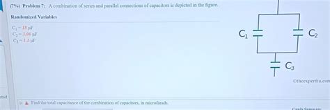 Solved 7 Problem 7 A Combination Of Series And Parallel