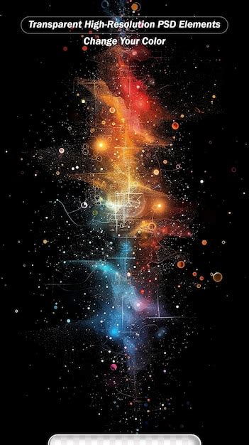 Premium Psd Molecular Structure Series Interplay Of Abstract Atoms On Abstract Background