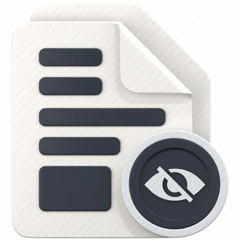 Hide File Document Hidden Private Icon Download On Iconfinder