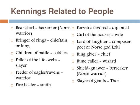 Original Kennings