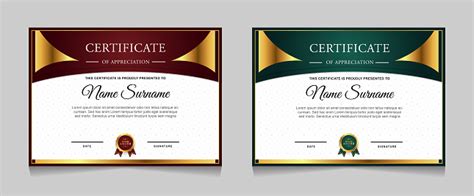 고급 골드 배지와 현대적인 라인 패턴의 요소가있는 업적 국경 디자인 템플릿 인증서 벡터 그래픽 인쇄 레이아웃 감탄에 대한 스톡 벡터 아트 및 기타 이미지 Istock