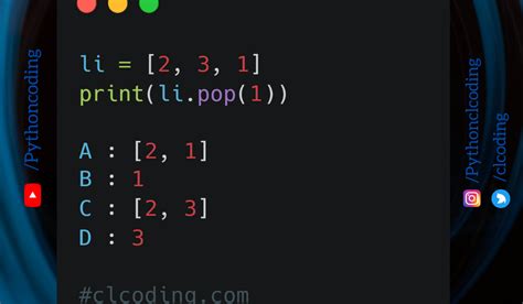 Python Quiz Day 35 What Is The Output Of Following Code ~ Computer Languages Clcoding