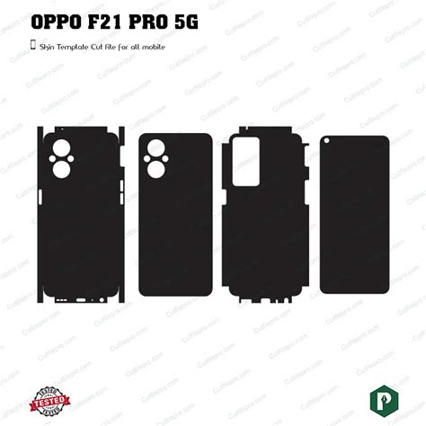 Oppo F Pro G Cut File Template Vector