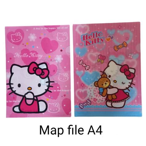 Jual Map A4 Hello Kitty Map Plastik Hello Kitty A4 Map Dokumen Fancy Hello Kitty Shopee