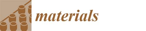 Materials An Open Access Journal Of Materials Science From Mdpi