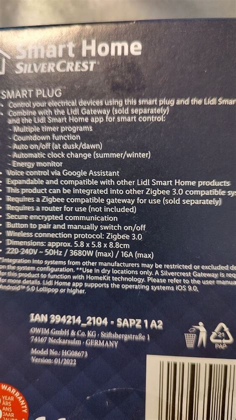 Lidl Smartplug Zigbee Hardware Home Assistant Community