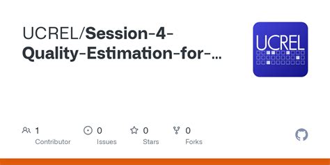 Github Ucrel Session 4 Quality Estimation For Machine Translation