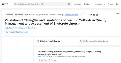 Validation Of Strengths And Limitations Of Seismic Methods In Quality