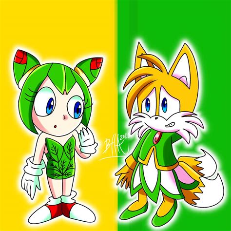 Tails And Cosmo Clothes Swap By Illustrationlover13 On Deviantart