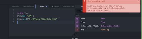 Pkg Error Help General Usage Julia Programming Language