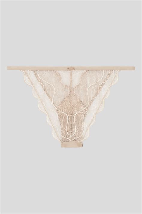 Calvin Klein Chiloti Brazilieni De Dantela Bej Xs Emag Ro