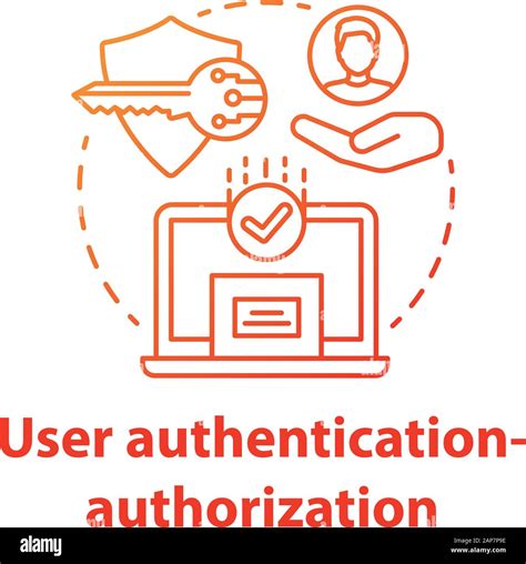 User Authentication Authorization Concept Icon Software Development