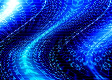 Binary Code With A Earth Globe Background Concept Technology Background