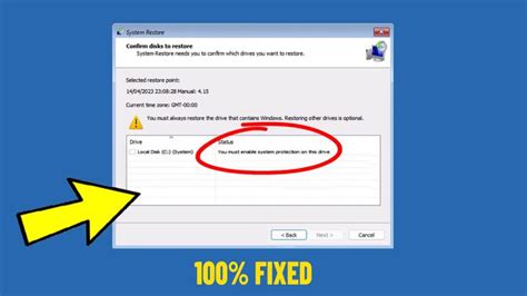 Fix You Must Enable System Protection On This Drive In Windows 11 10 Solve System Restore