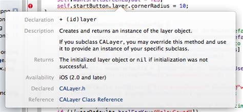 Ios Property Cornerradius Cannot Be Found In Forward Class Object Calayer Stack Overflow